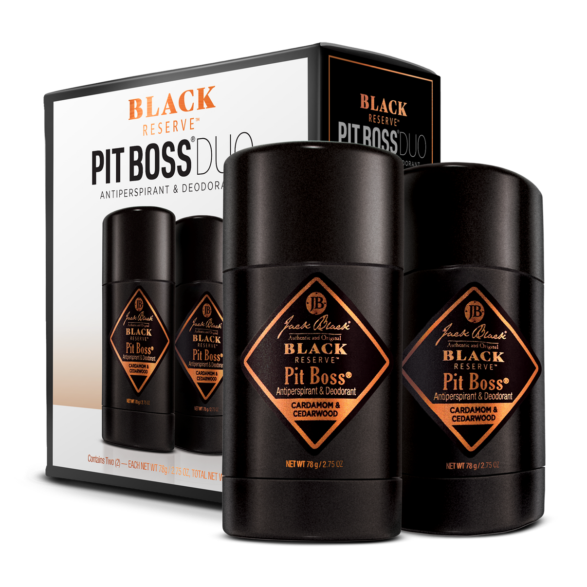 Black Reserve™ Pit Boss® Antiperspirant & Deodorant Duo | Jack Black